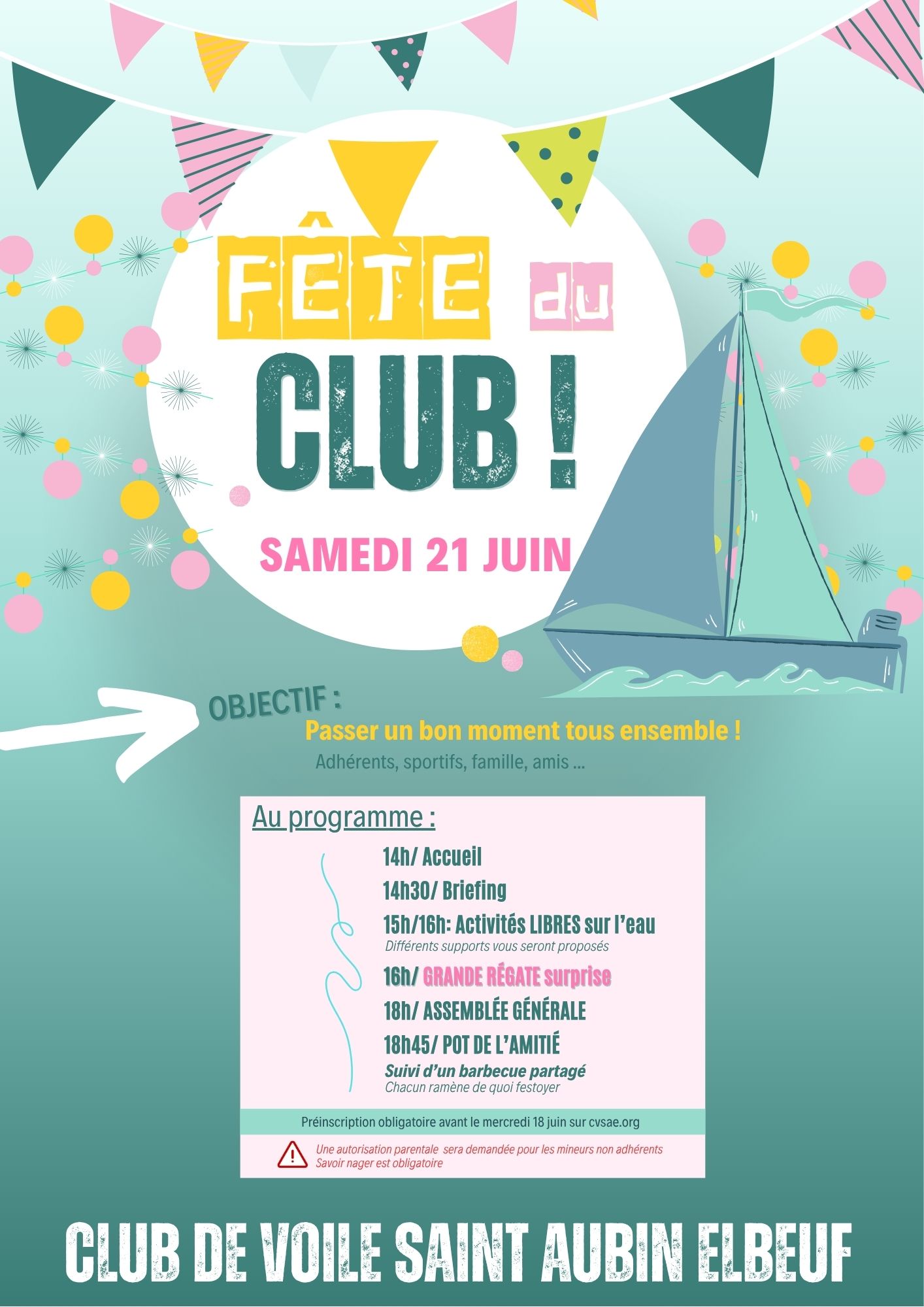 Fête du club en approche… – CVSAE